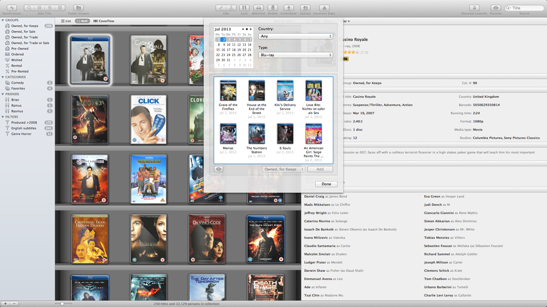 My Movies - Mac OS X