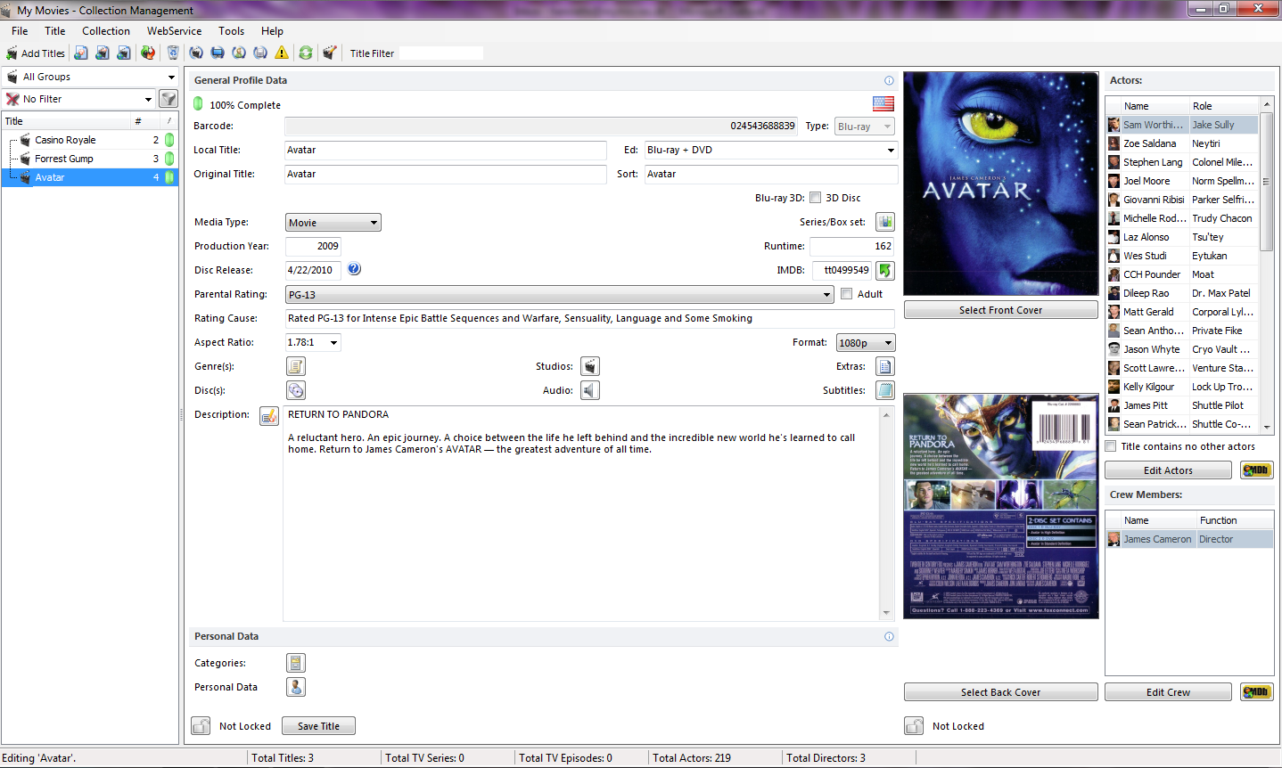 My Movies - BeginnersGuideCollectionManagement